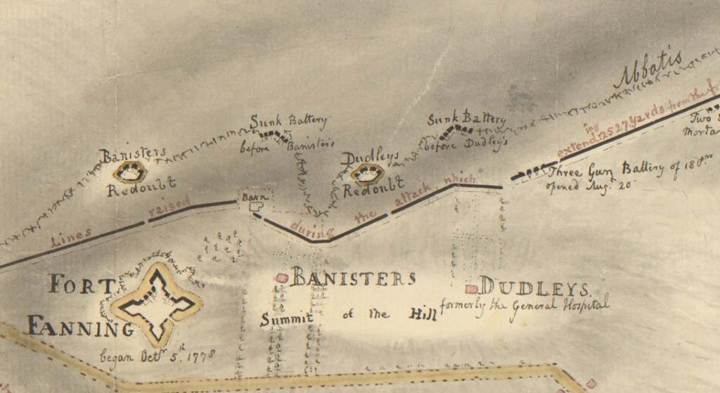 The Battle of Rhode Island On the Map | portsmouthhistorynotes