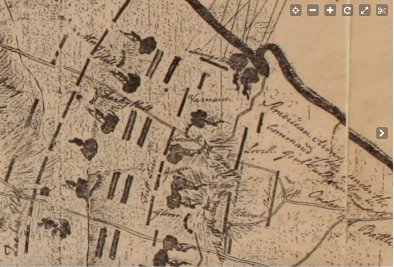 The Battle of Rhode Island On the Map | portsmouthhistorynotes